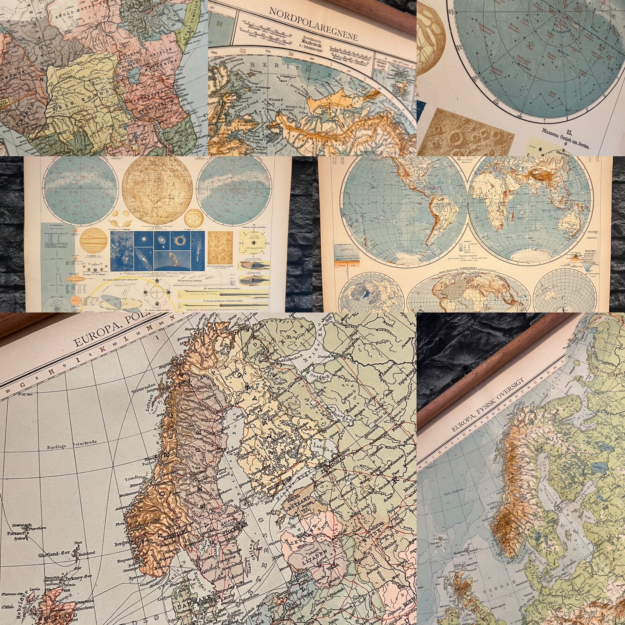 Store landkort – Gamleplancher.dk